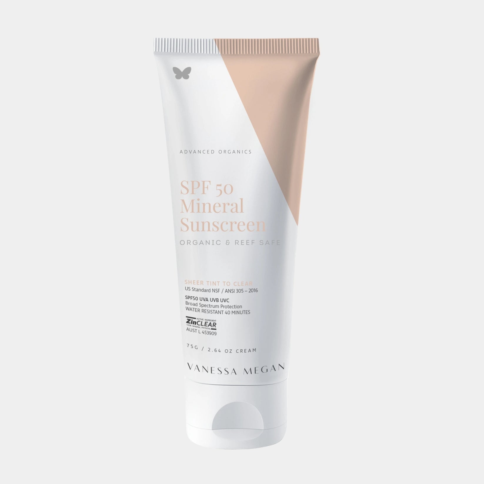 Buy Vanessa Megan SPF 50 Mineral Sunscreen Intentionally Natural